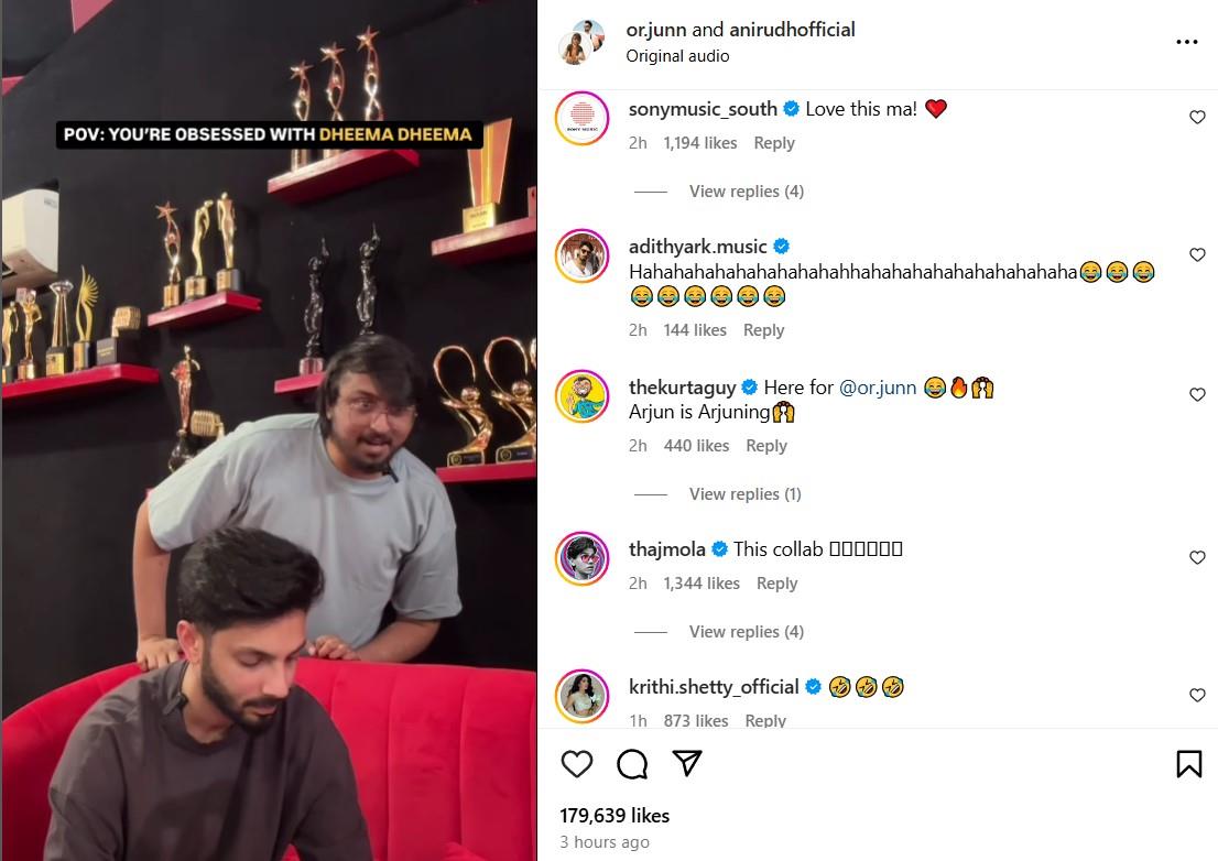 Love Insurance Kompany's Dheema Dheema leads to an LOL skit with Anirudh Ravichander Tamil Movie ...